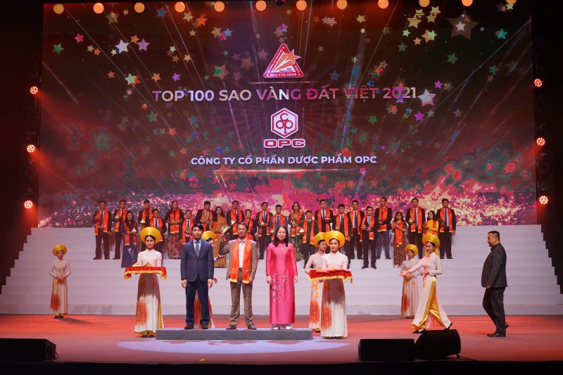 OPC – TOP 100 VIETNAMESE GOLD STARS IN 2021 - OPC PHARMA
